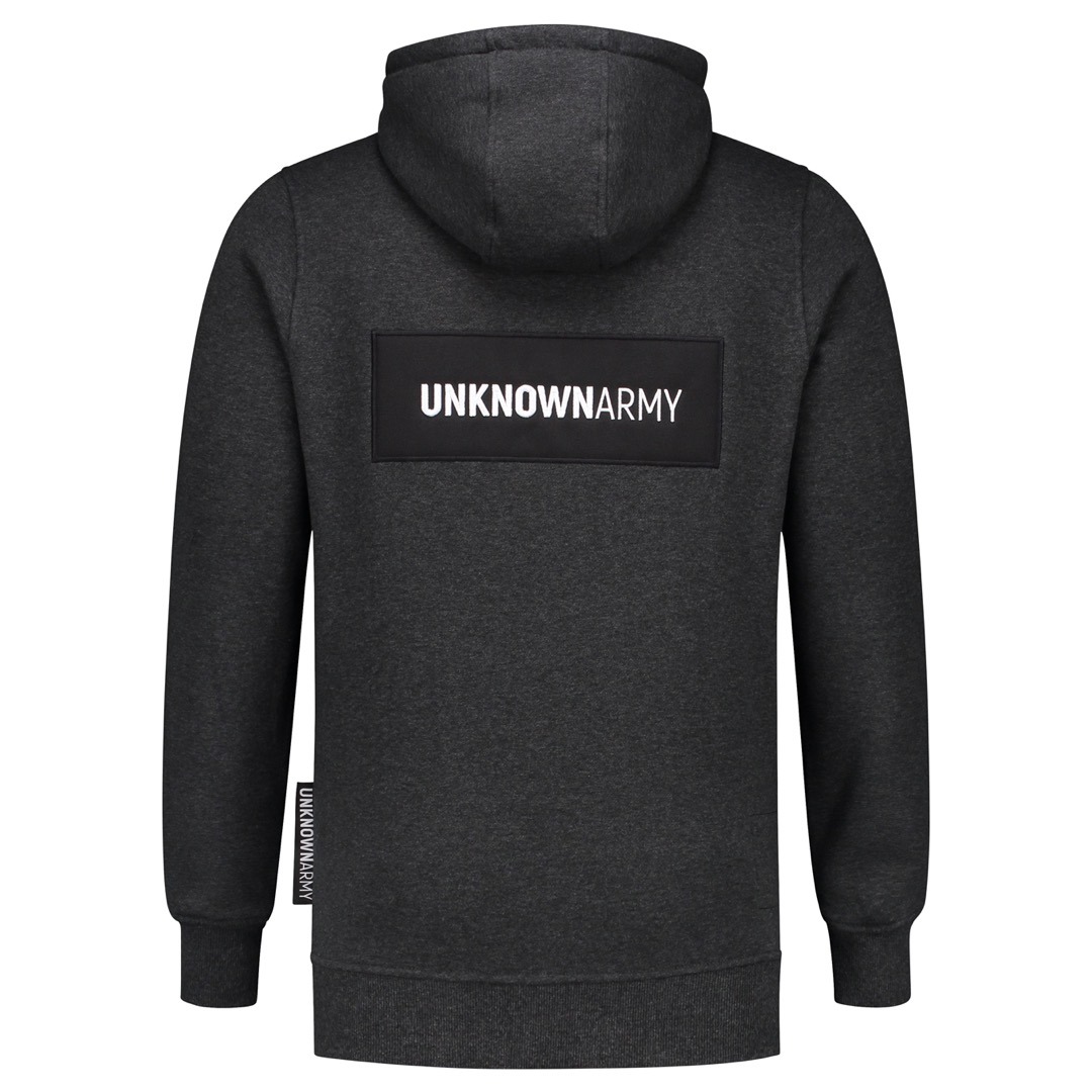 Checkpoint Hoodie Darkgrey - Outlet - Unknown Army - Urban Streetwear ...